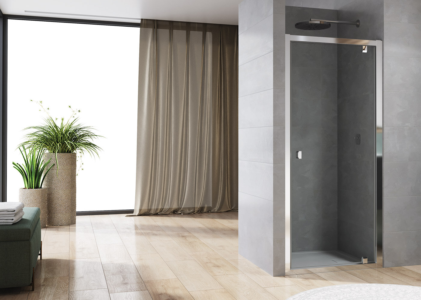 ARELIA D20T1 - Porte pivotante - Portes et parois de douche - RONAL ...